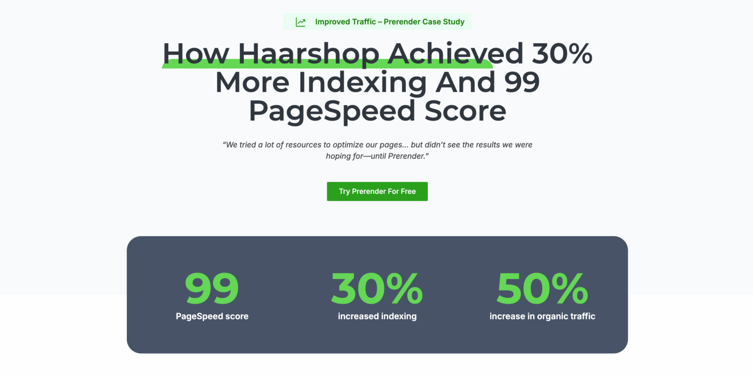 Prerender.io's Process & its SEO and AI SEO Benefits (Guide)