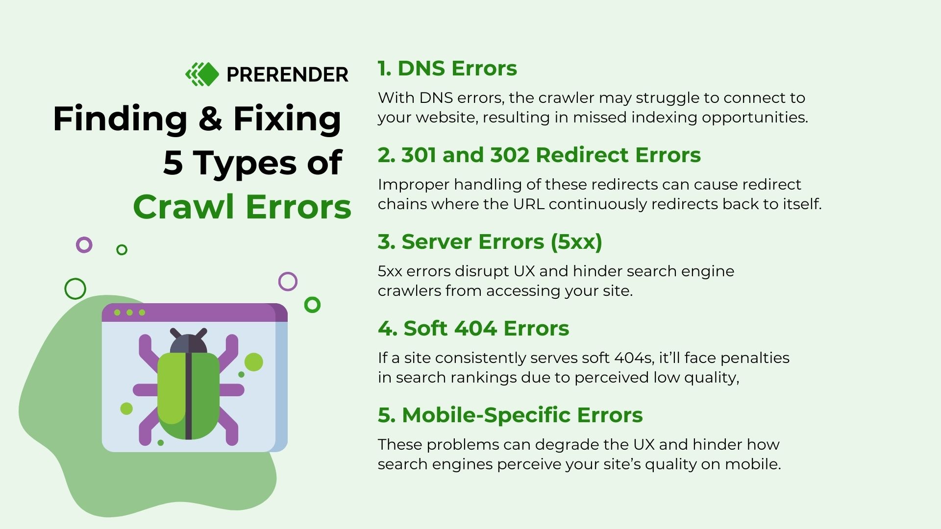 5 Types of Crawl Errors and How to Fix Them
