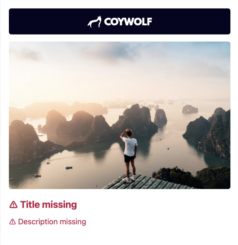 Issues of Open Graph Tags Social Sharing & JS-Based Content