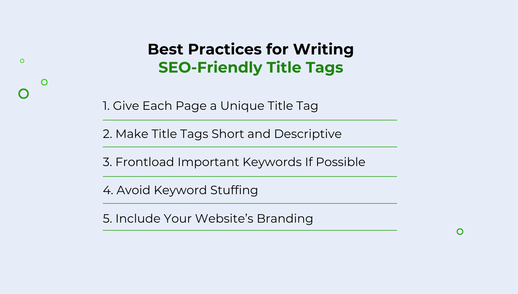 Title Tags: Why Do They Matter for SEO?